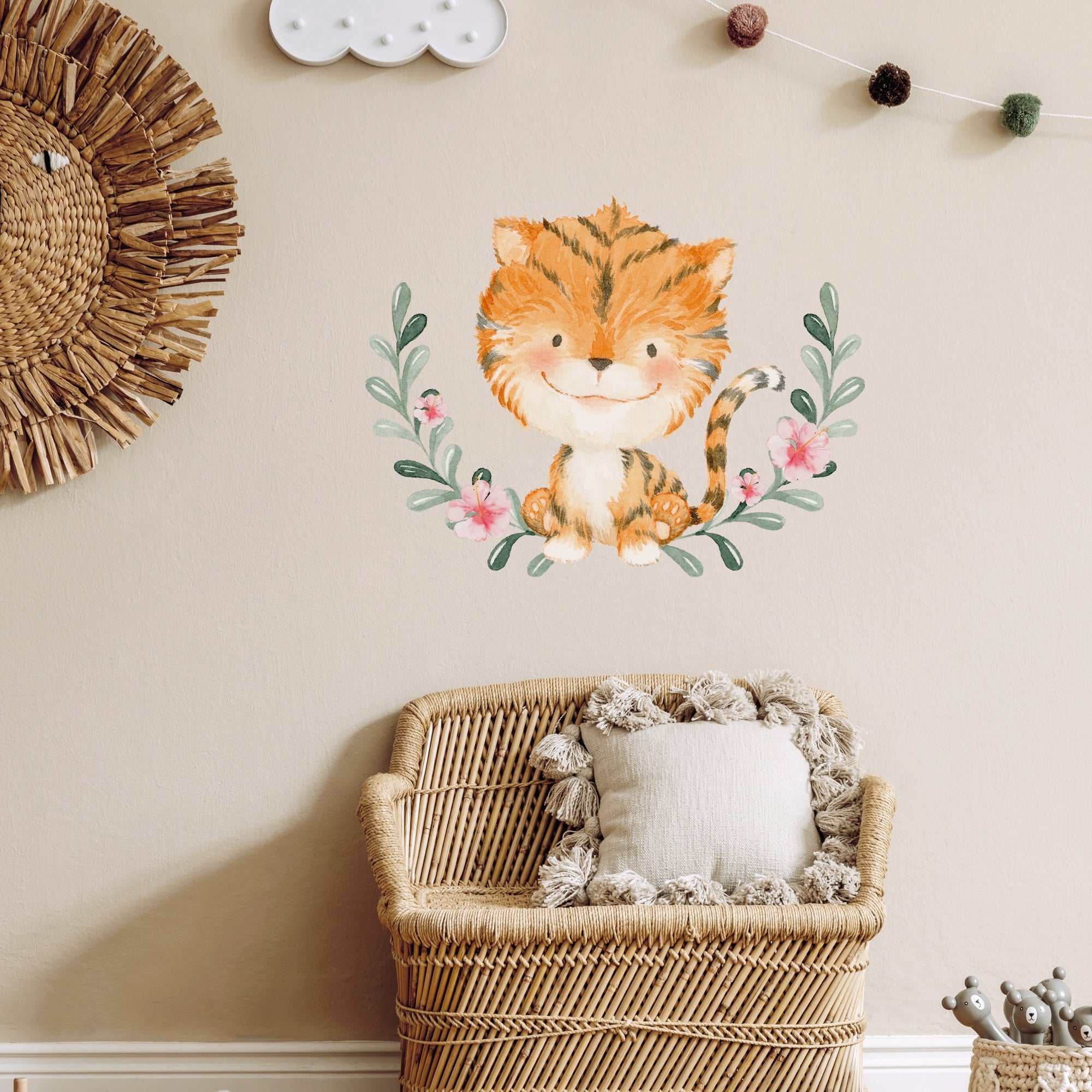 Baby Tiger Nursery Wall Sticker by restowrap – RestoWrap