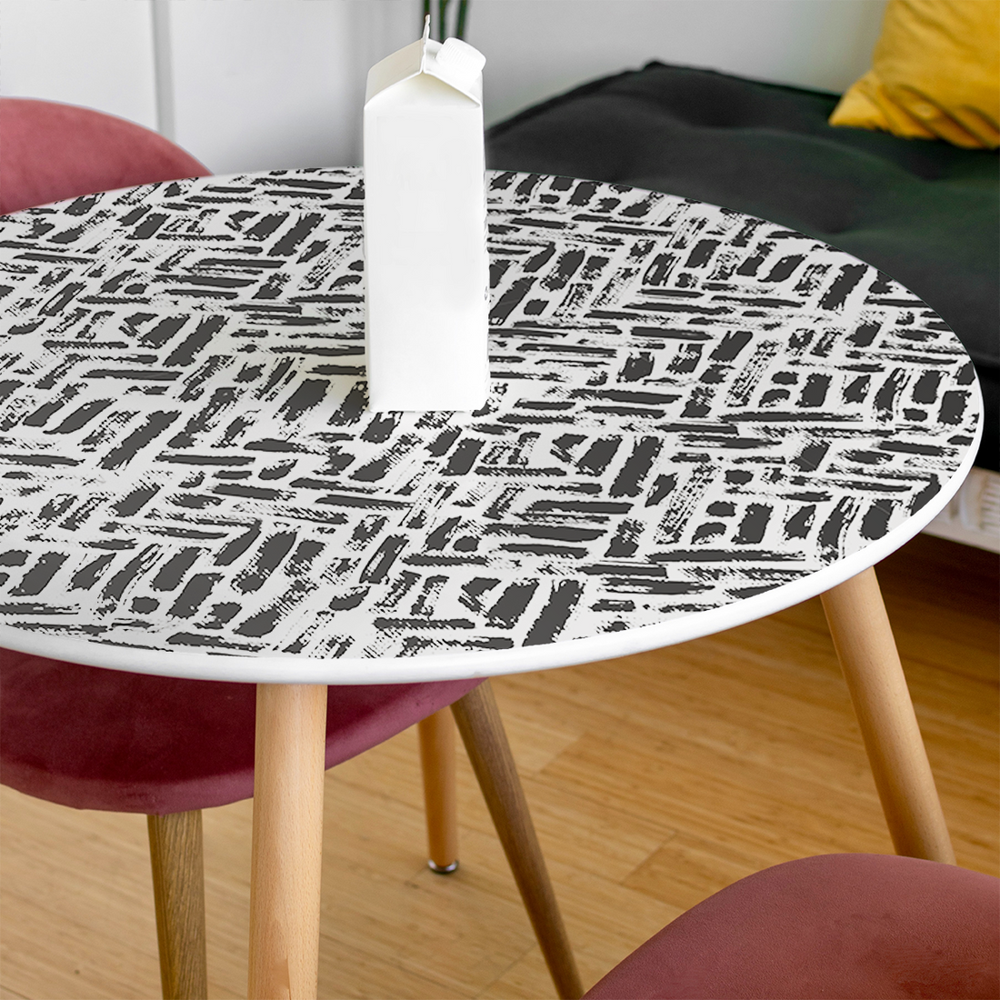 Brush Stroke Pattern Vinyl Furniture Wrap for Desks, Splashbacks, Doors ...