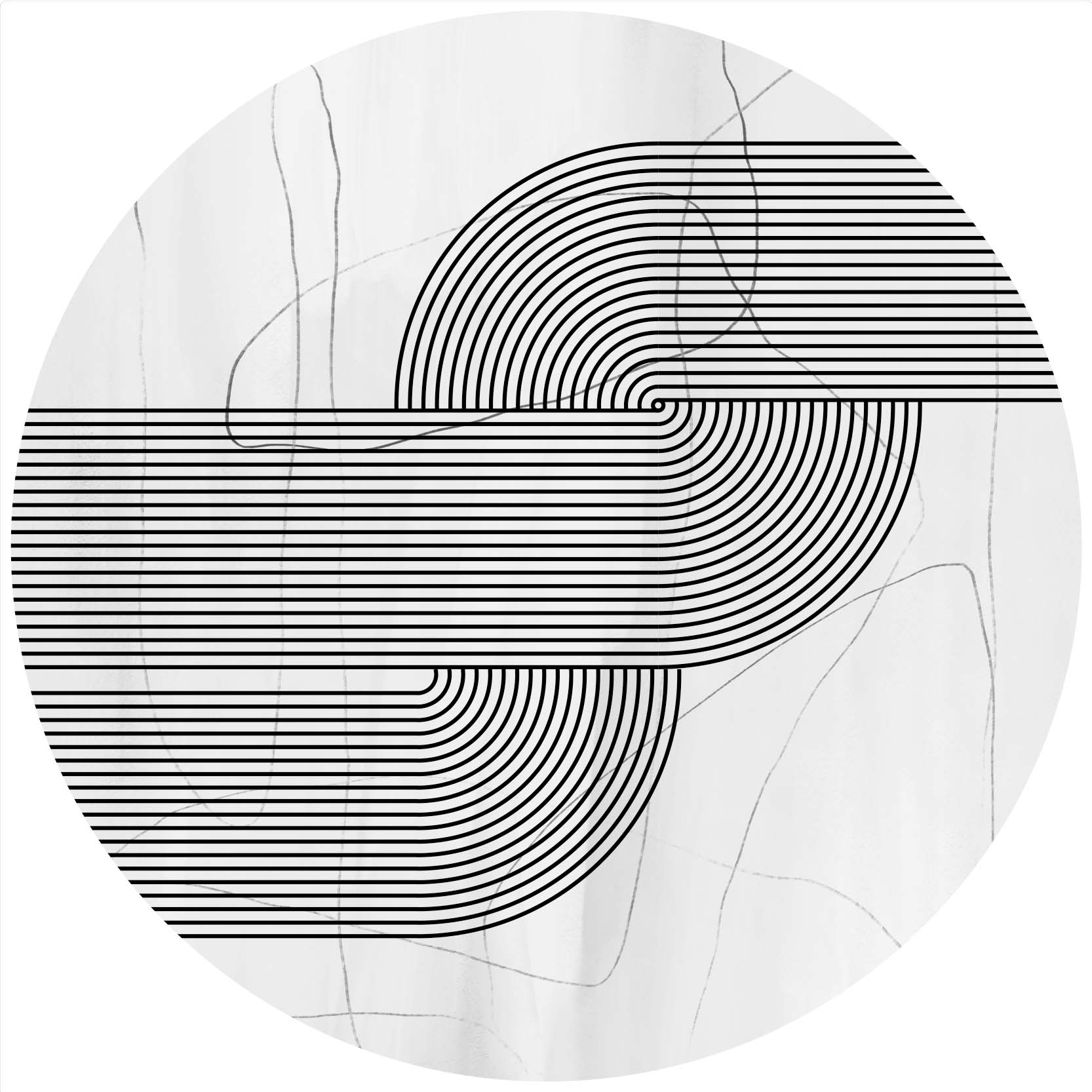 Minimalist Circle Wall Sticker | Wall Decals | restowrap – RestoWrap