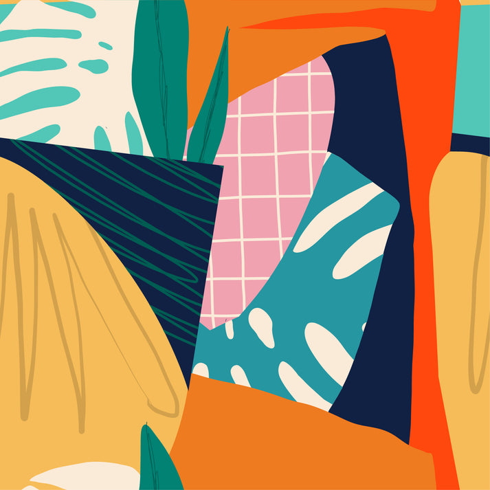 Torpid Abstract Colourful Shapes Vinyl Covering by RestoWrap