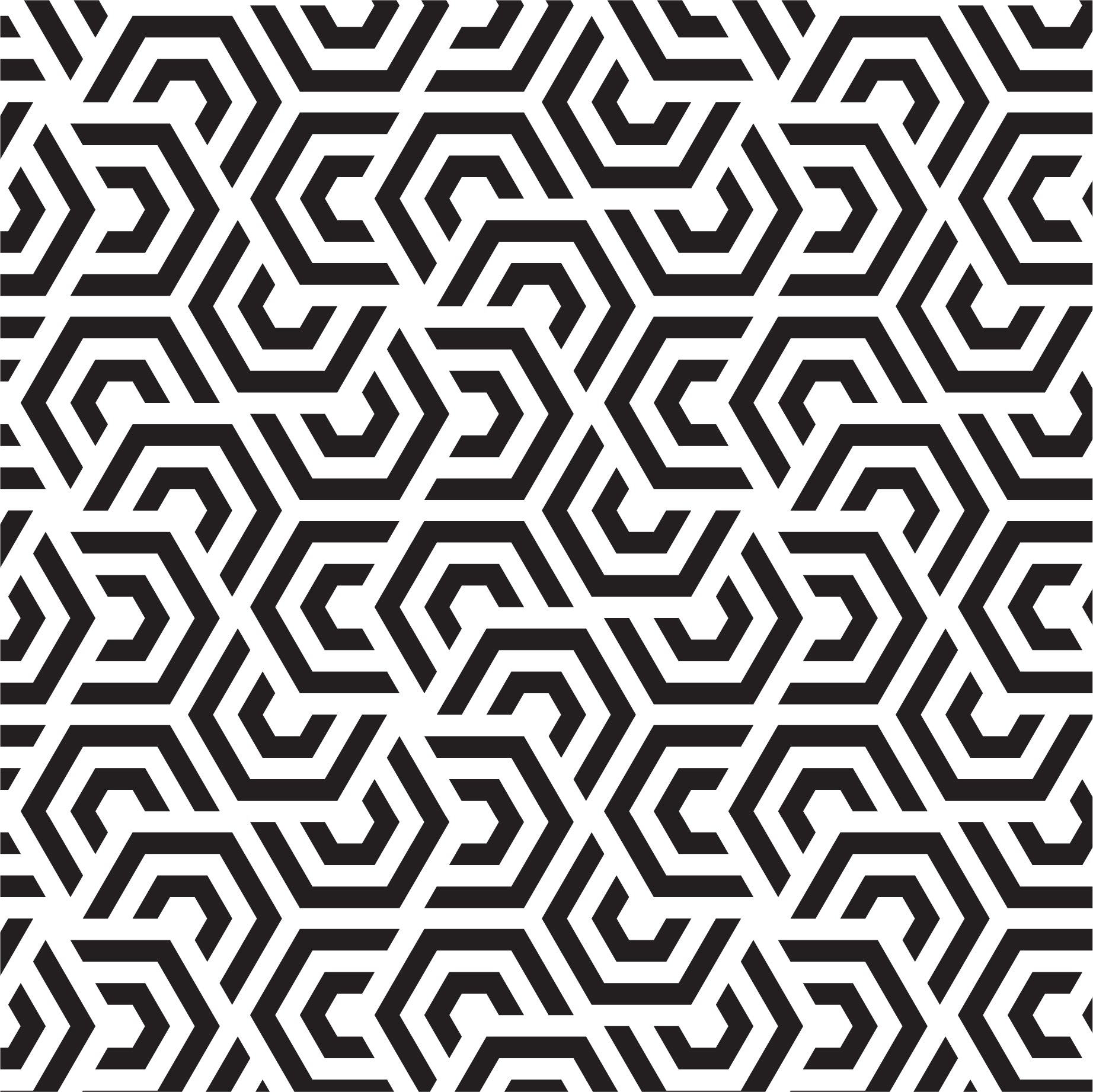 Vega Bold Geometric Vinyl Furniture Covering by RestoWrap