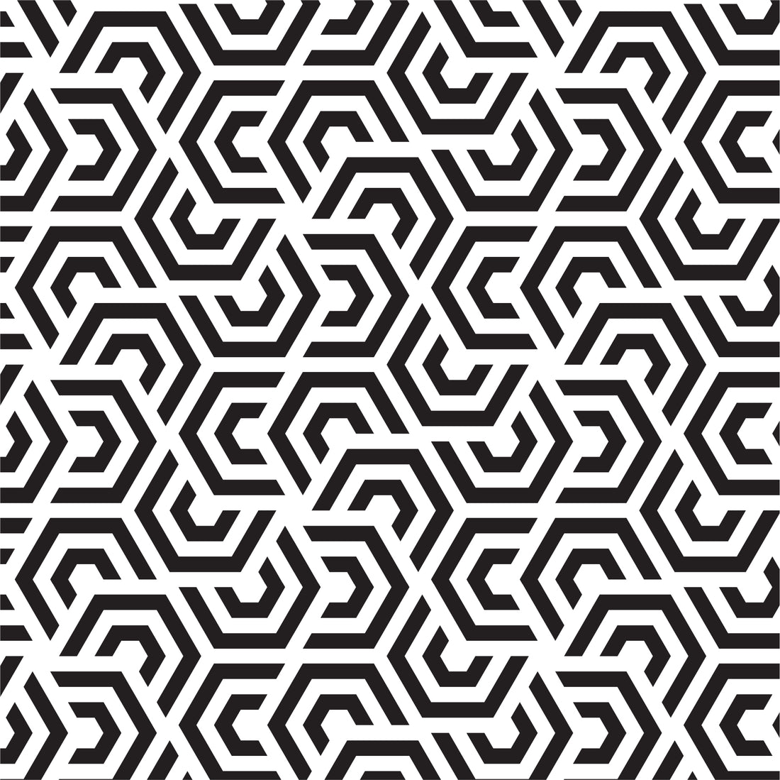 Vega Bold Geometric Vinyl Furniture Covering by RestoWrap