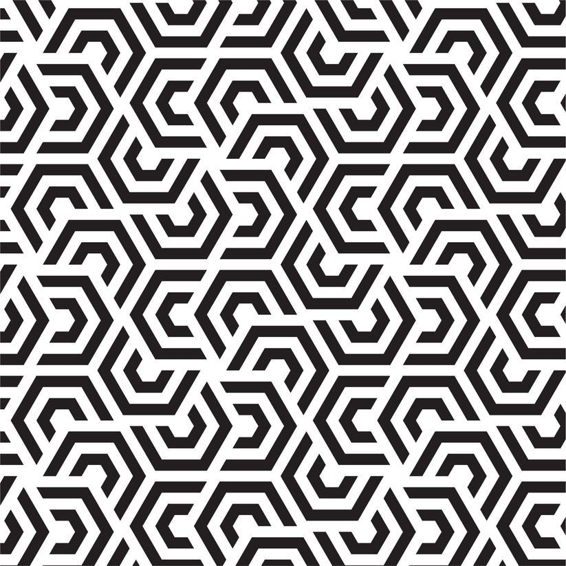 Vega Bold Geometric Vinyl Furniture Covering by RestoWrap